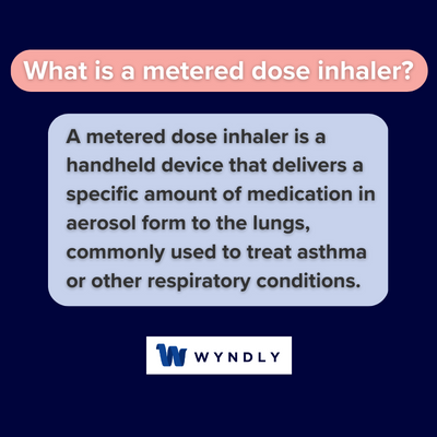 Metered Dose Inhaler Device