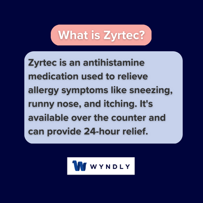 Zyrtec Definition: What Is Zyrtec? (2024) & Wyndly