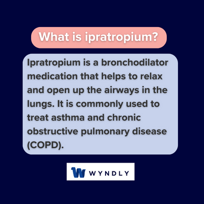 Ipratropium Definition: What Is Ipratropium? (2024) & Wyndly