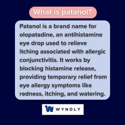 Patanol Definition: What Is Patanol? (2024) & Wyndly