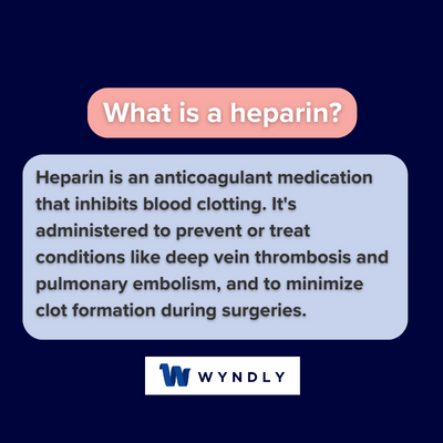 Heparin Definition: What Is Heparin? (2024) & Wyndly