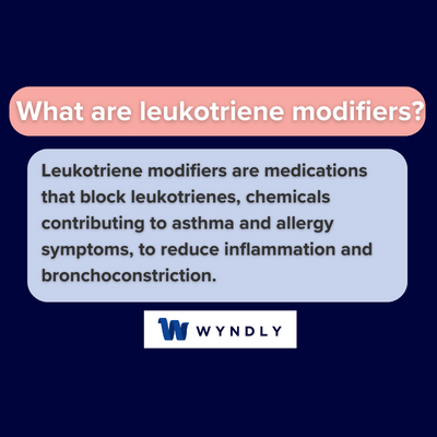 Leukotriene Modifiers Definition: What Are Leukotriene Modifiers? (2024 ...