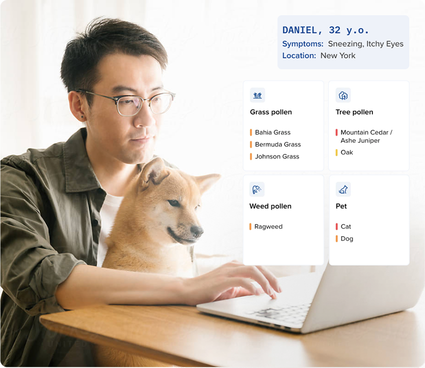 Indoor & Outdoor At-Home Allergy Test Kit & Wyndly